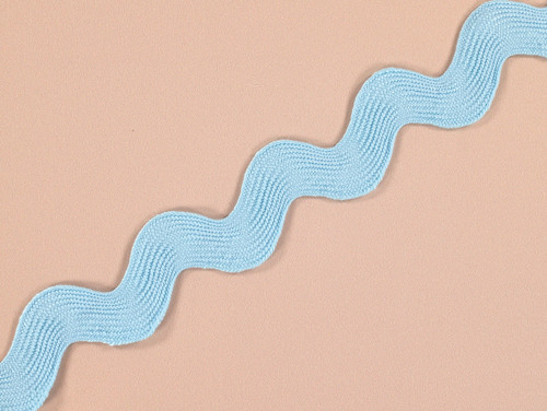 Dressmaking Trim | Jumbo Ric Rac Braid - 35mm - Light Blue | Fabric ...