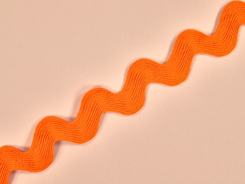Dressmaking Trim | Jumbo Ric Rac Braid - 35mm - Orange | Fabric Godmother