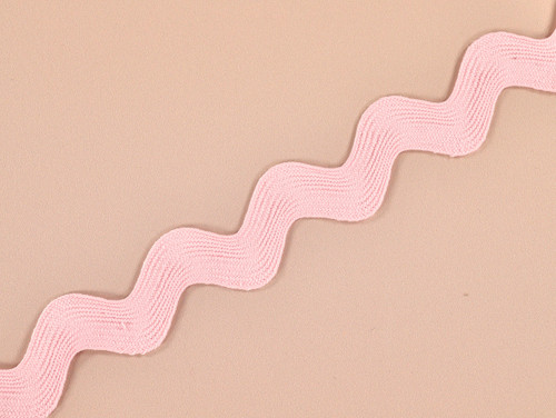 Dressmaking Trim | Jumbo Ric Rac Braid - 35mm - Light Pink | Fabric ...