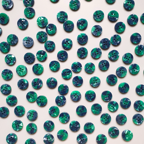 Pigeon Wishes | Wicked Buttons 15mm x15 | Fabric Godmother
