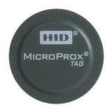 HID MicroProx Tag, 1391LSSMN Format H10301, 50 Pack