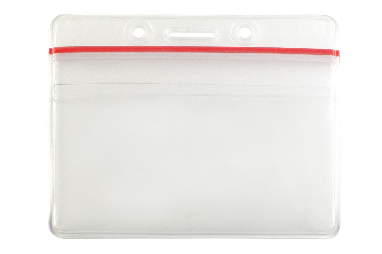 Clear Vinyl Badge Holders