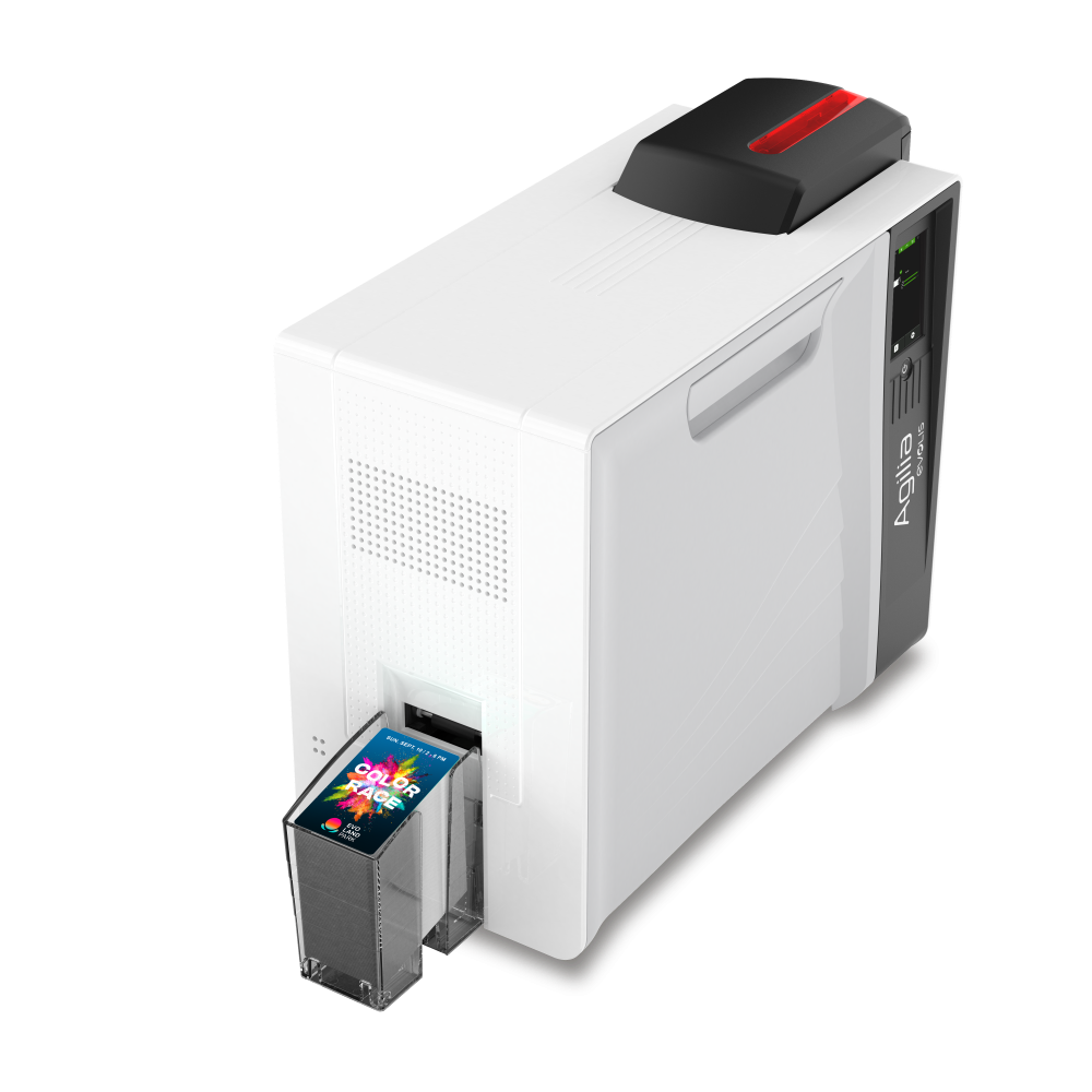 EVOLIS | Agilia, Dual-Sided Retransfer Printer w/Mag ISO Dual HiCo/LoCo ...