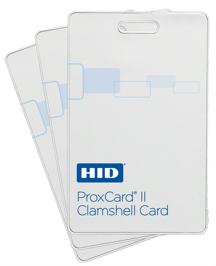HID ProxCard II Clamshell Cards, H10301 Format, 100 Pack