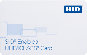 HID UHF + iCLASS Credential, 6013HGGAAN, 26 Bit H10301 (100 Cards)