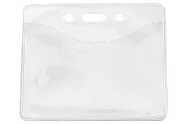 BRADY | Clear Vinyl Horizontal DOP-free Badge Holder (100 Holders)