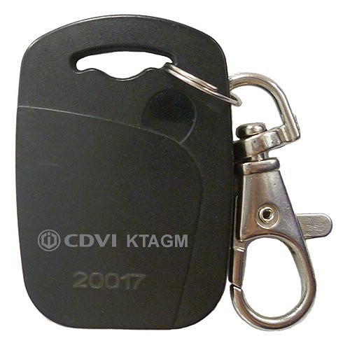 CDVI | KTAGM25, BLACK, MIFARE Classic Proximity Key Ring Badge, 125 kHz ...