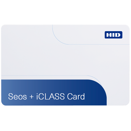 HID iCLASS Seos + iCLASS | 52260PSGGANN, 26Bit H10301 (100 Cards)