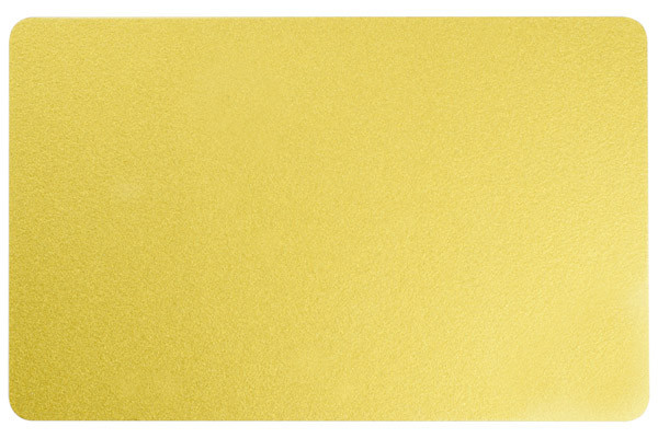 BRADY | Gold Metallic PVC ID Card, CR80/Credit Card Size, 2.13" x 3.38 ...