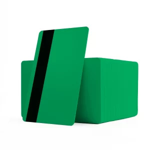 FOTODEK | "Emerald Green" Colored PVC Cards with HiCo 2750oe Magnetic ...