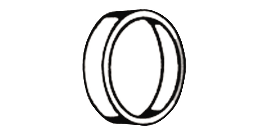 ALLEGION | Door Lock Cylinder Blocking Ring, US26D Satin Chrome, 3/8 in ...