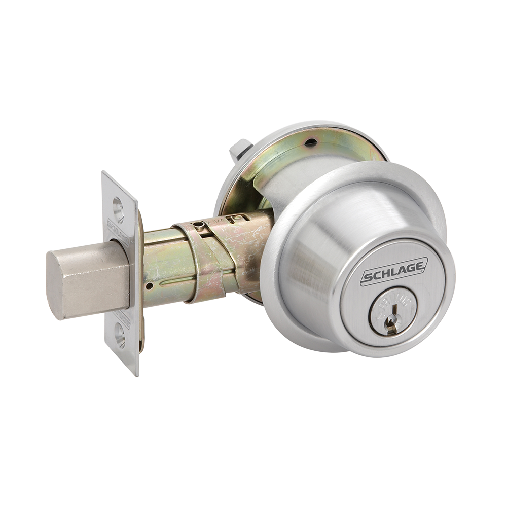 ALLEGION | Door Deadbolt Lock, ANSI: Grade 2, Function: Deadbolt Single ...