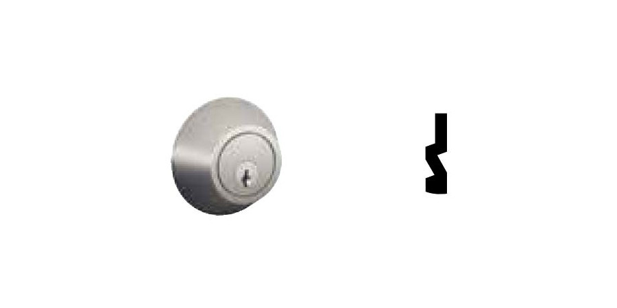 ALLEGION | Door Lock, ANSI: Grade 3, Function: Deadbolt Single Cylinder ...