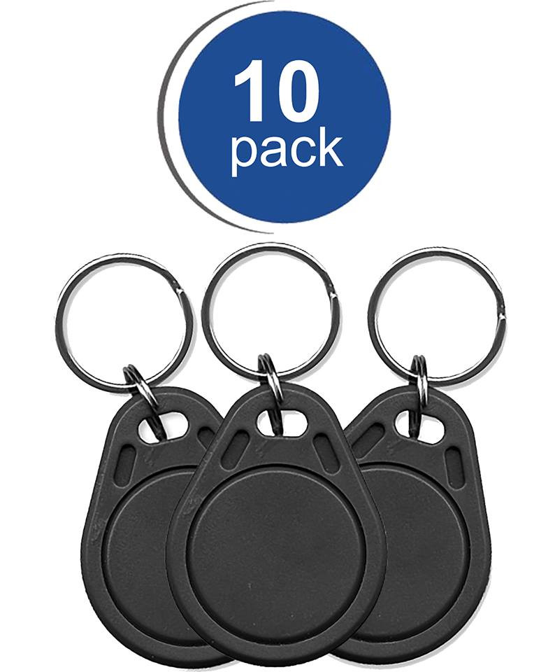 RAPIDPROX | PROXPak, 10 SlimLine Proximity Key Fobs for HID 125kHz