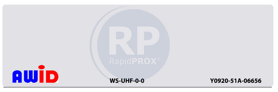 AWID | Windshield Tag, WS-UHF-0-0, STOCKED (Pre-Encoded) PRODUCT