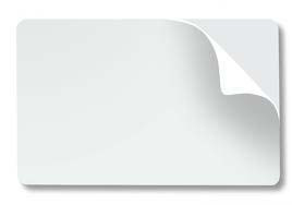 IDE | 10mil CR80 Adhesive-Backed PVC Cards with Paper Release Liner