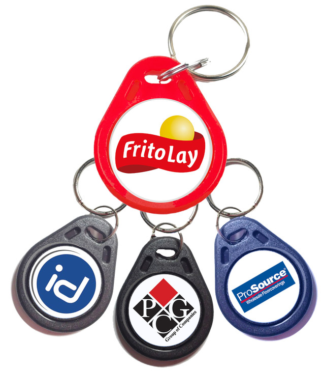 HID ProxKey III - 1346LMSMN Proximity Key Fob, 100Pack, Format H10301