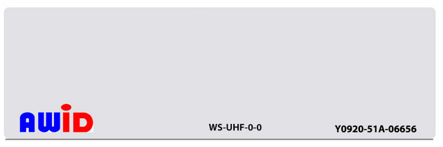 AWID UHF Windshield Tag