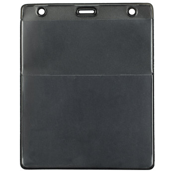 BRADY | 1860-4001 BLACK Vinyl Vertical Credential Wallet with Slot and ...