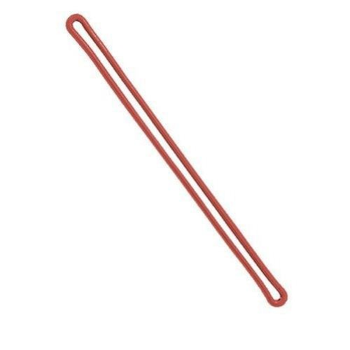 BRADY | Luggage Strap, RED, 6" (152MM) Flexible Plastic Loop (100 Pieces)