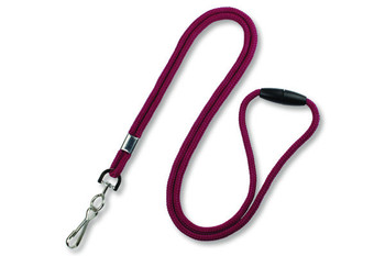 BRADY | MAROON 1/8" (3 mm) Lanyard with Breakaway & Nickel-Plated Steel ...