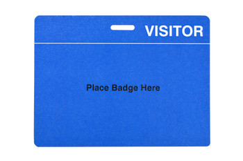 BRADY | Reusable Blue CARD BACK with Printed 'VISITOR", 8179 (200 Card ...