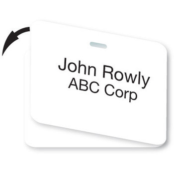 BRADY | Non-Expiring, Double-Sided, BLANK Cardbadge 3" x 4", 04301 (501 ...