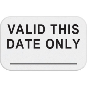 BRADY | One-Day, Single-Piece, Adhesive Expiring Toaken (Handwritten ...