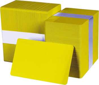 IDE | 30mil Colored YELLOW PVC Cards (500 Cards)