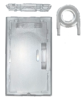 IDE | Clear Plastic Permanent Locking Card Holder, 2.25" x 3.75" (100 ...