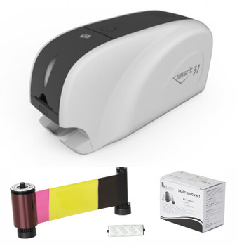 IDP | Smart-31S Simplex Printer/USB Kit w/ Ribbon & Cards, 651527K