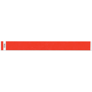 BRADY | Red Tyvek Wristbands 1"x 10"