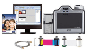 HID FARGO, HDP5000E SINGLE-SIDED PRINTER, ASURE ID EXPRESS PHOTO ID ...