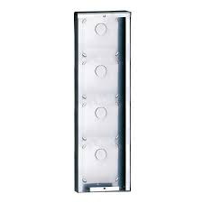 COMELIT | Stainless Steel Surface Mounting Box, 4 Module (3316/4L)