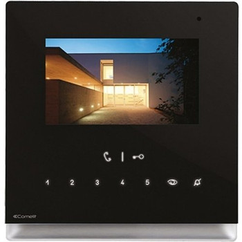 COMELIT | 6602B 4.3" Touch Screen Icona VIP Monitor, Black