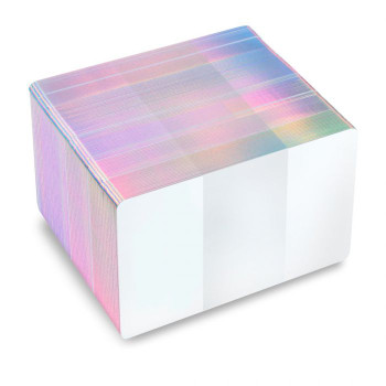 FOTODEK | PREMIUM ICE White Blank Cards with Stunning Holographic ...