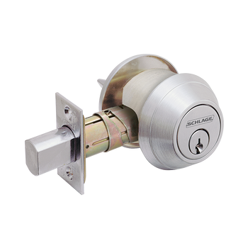 ALLEGION | Door Deadbolt Lock, ANSI: Grade 2, Function: Deadbolt Double ...