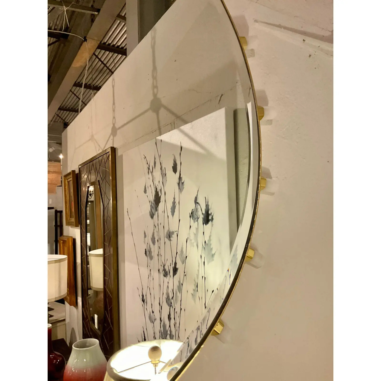 Global Views Modern Lola Quartz Wall Mirror