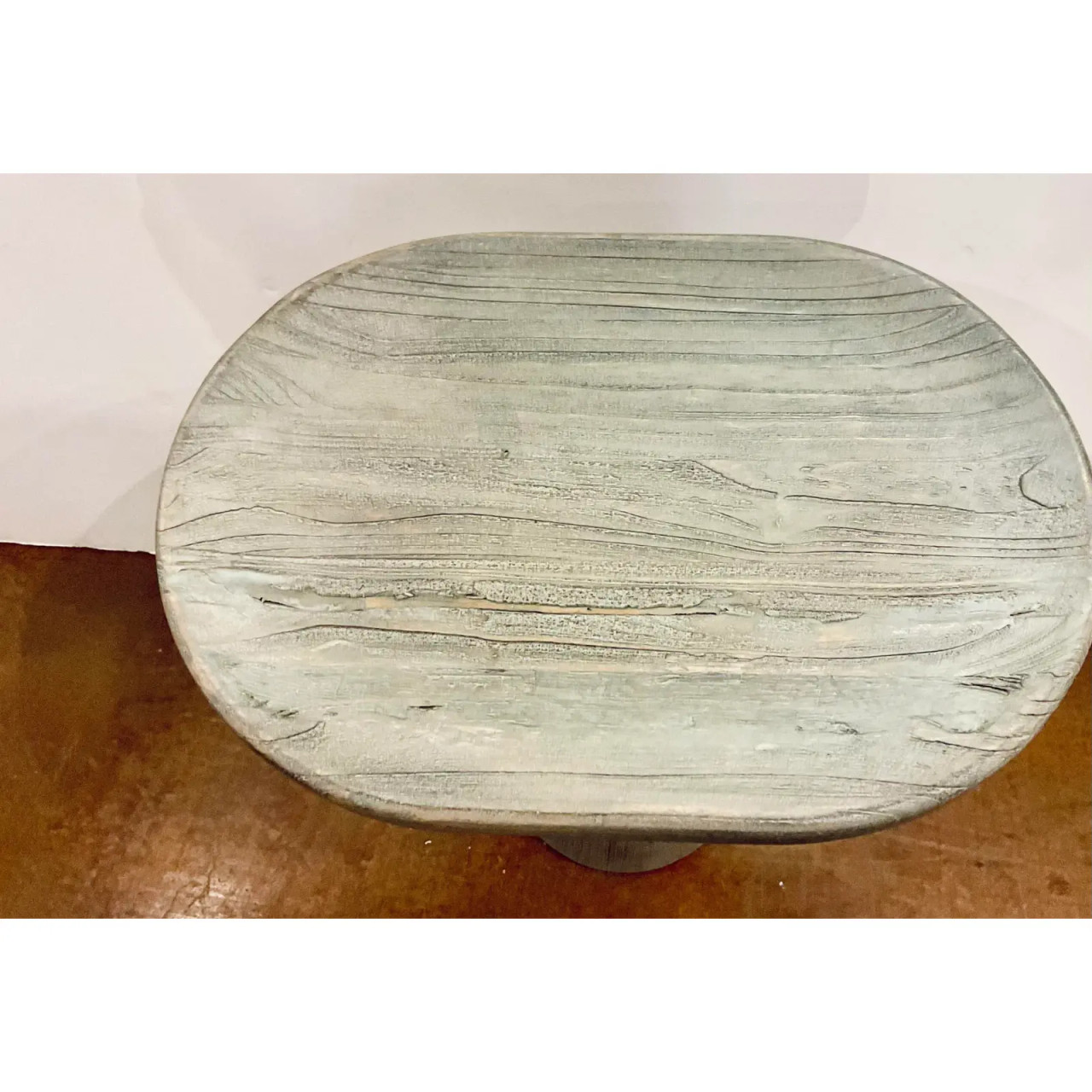 Hooker Greige Wood Oval Spot Table