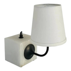 Revelation Blockhead Gooseneck Alabaster Mini Lamp