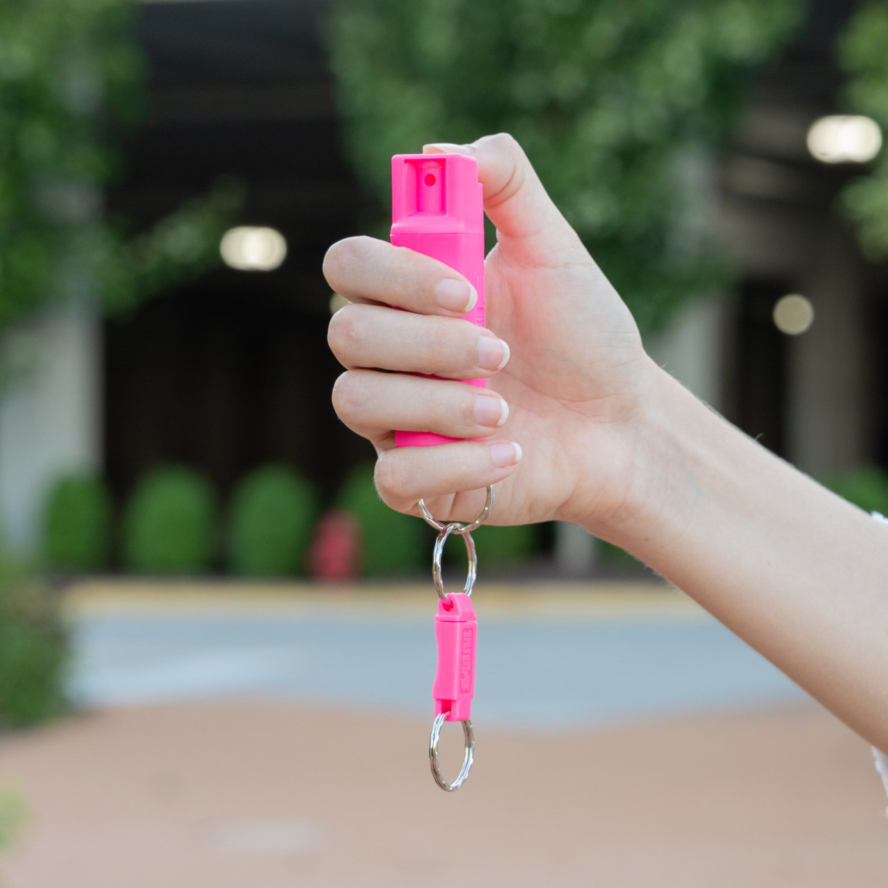 SABRE Pepper Spray Keychain w/ Quick Release Key Ring | SABRE