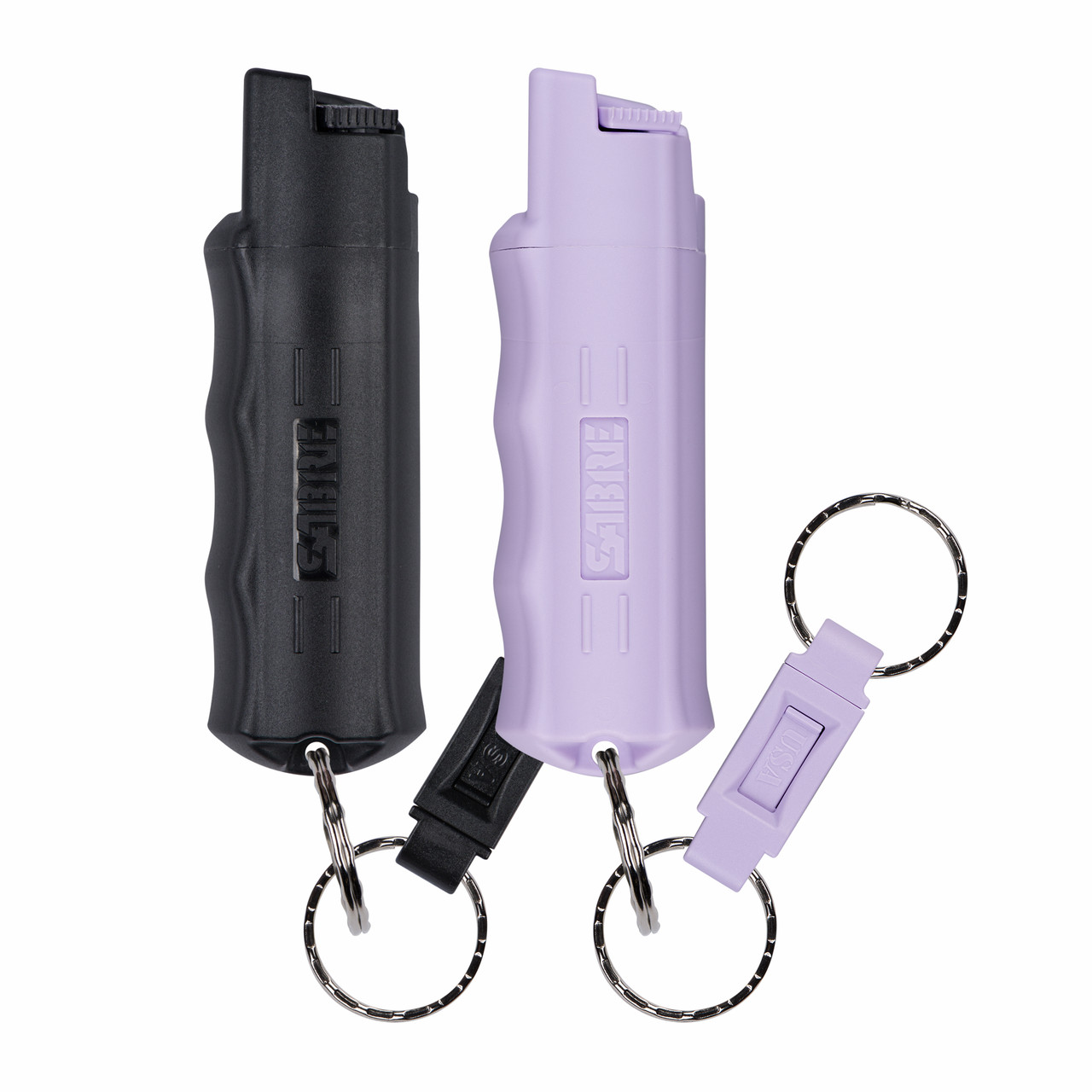 SABRE Pepper Spray with Quick Release Key Ring | 2-Pack