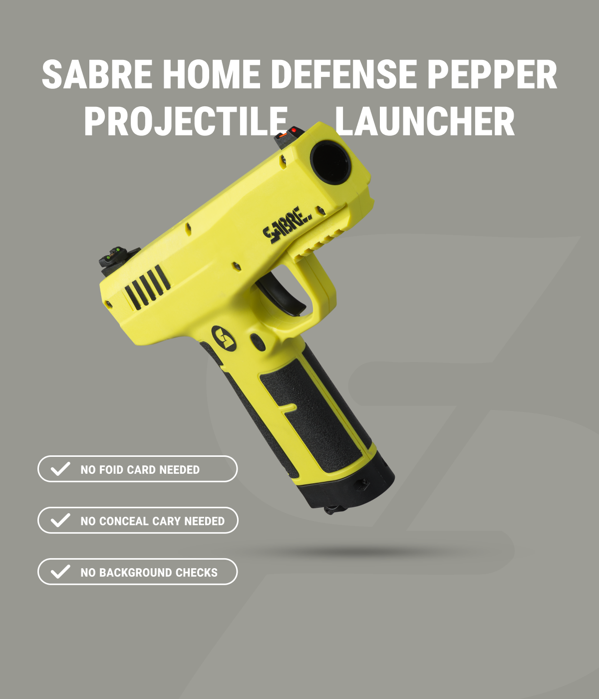 Less Lethal Self-Defense Tools: Pepper Guns and Launchers Explained - SABRE