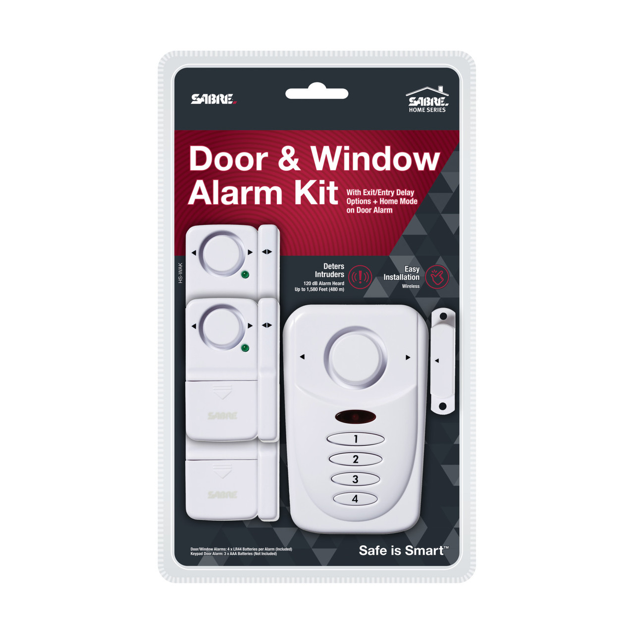 Wireless Alarm Kit | Window Alarm | Door Alarm | SABRE