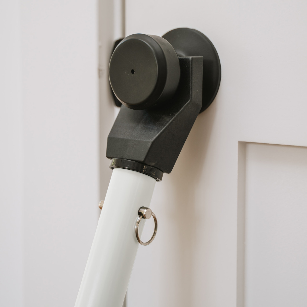 Adjustable Security Bar, White | Sliding Door Security Bar