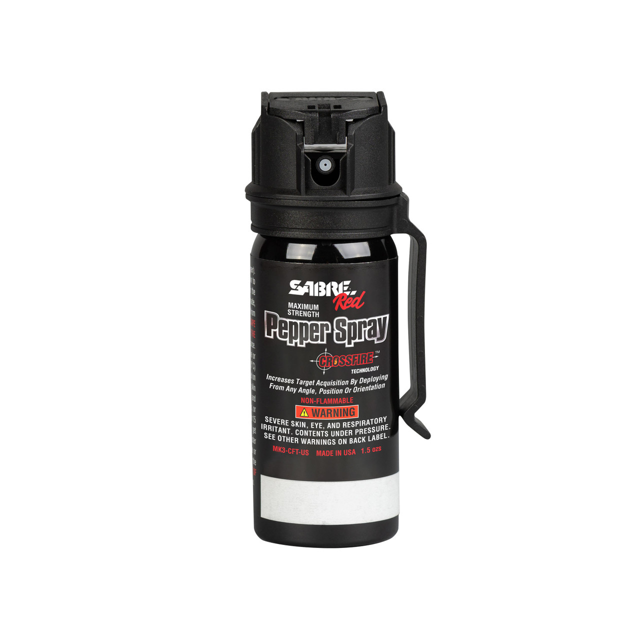 Crossfire Pepper Spray with Belt Clip | SABRE® Defens
