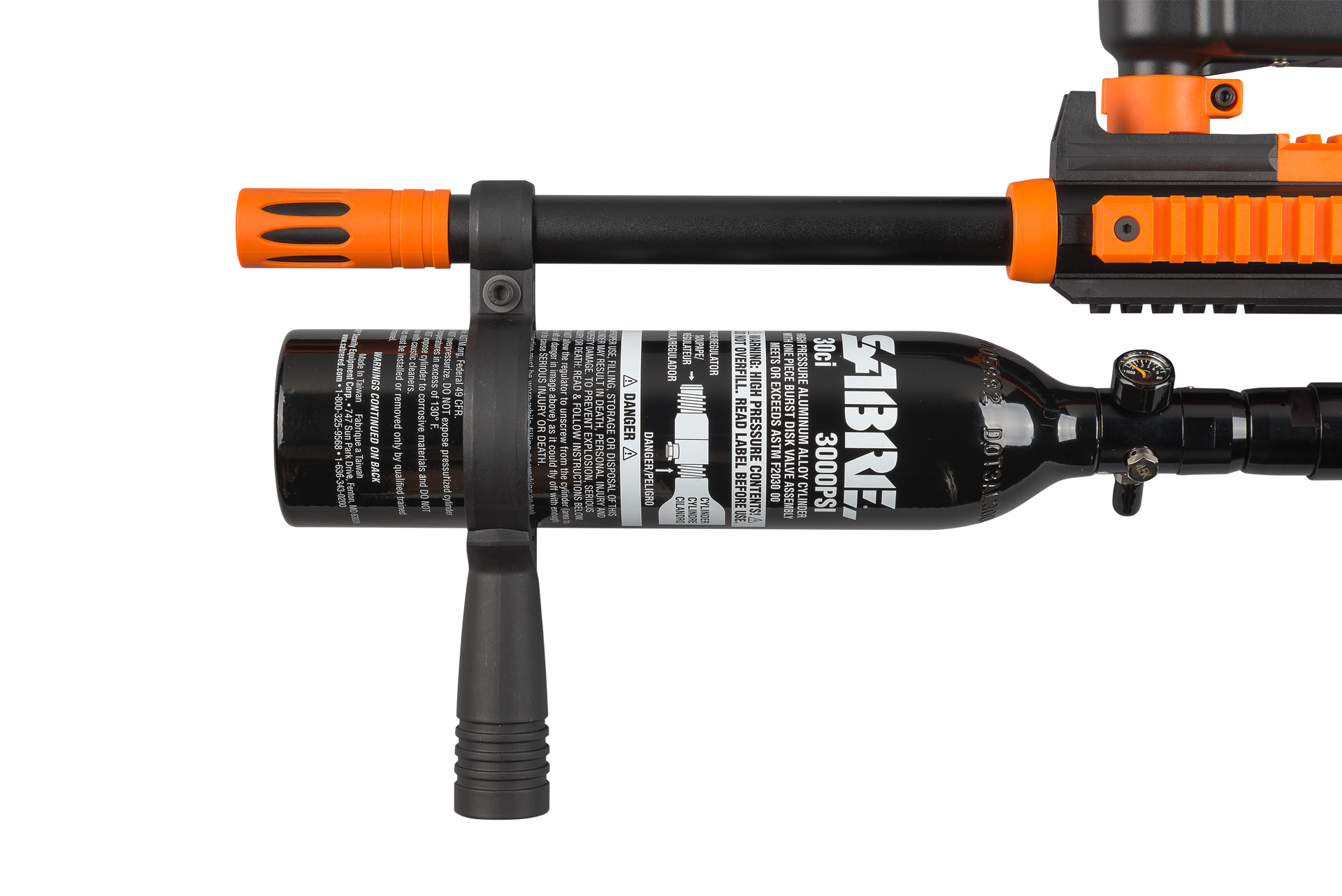 SABRE 0.68 Caliber Fully Pneumatic Semi-Automatic Carbine Launcher, 30 ...