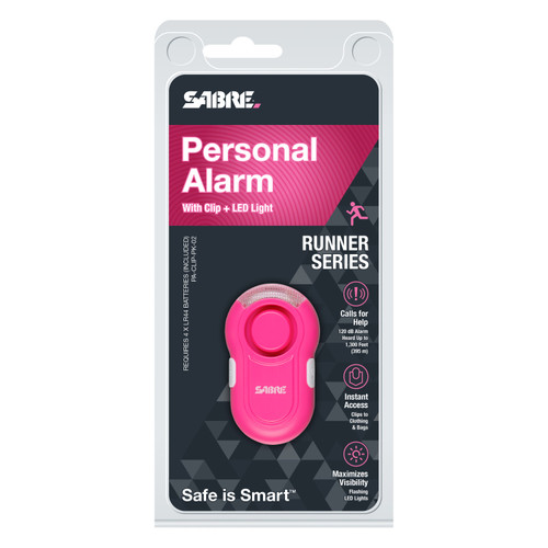 Personal Alarm with Clip and LED Light | SABRE