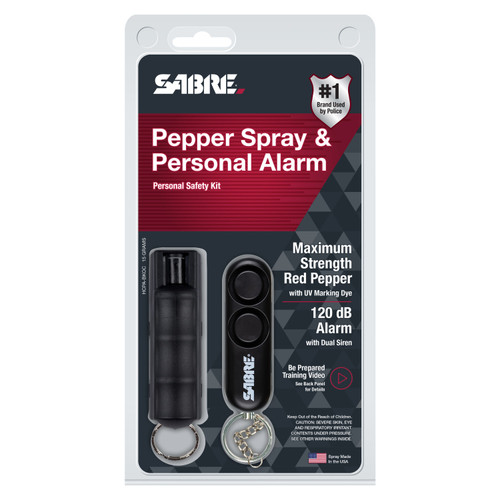 Pepper Spray Keychain & Personal Alarm Safety Kit | SABRE