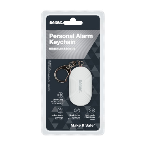 SABRE Personal Alarm with LED Light and Snap Hook | SABRE